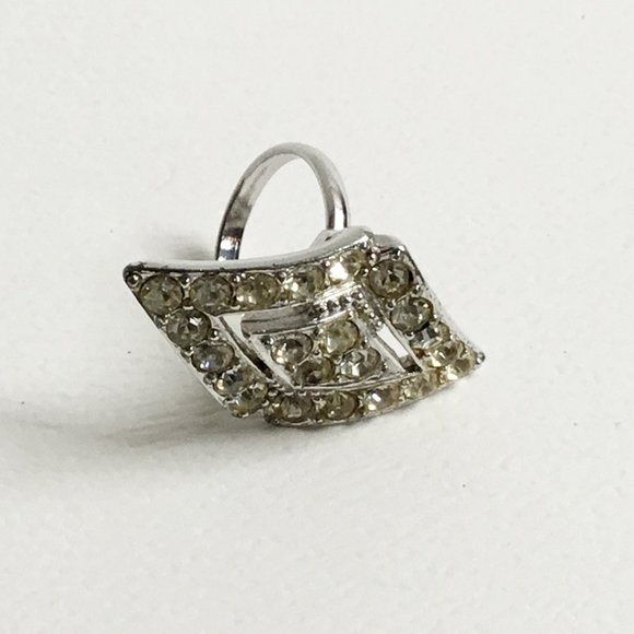 Sarah Coventry | Jewelry | Vintage Sarah Coventry Rhinestone Double ...